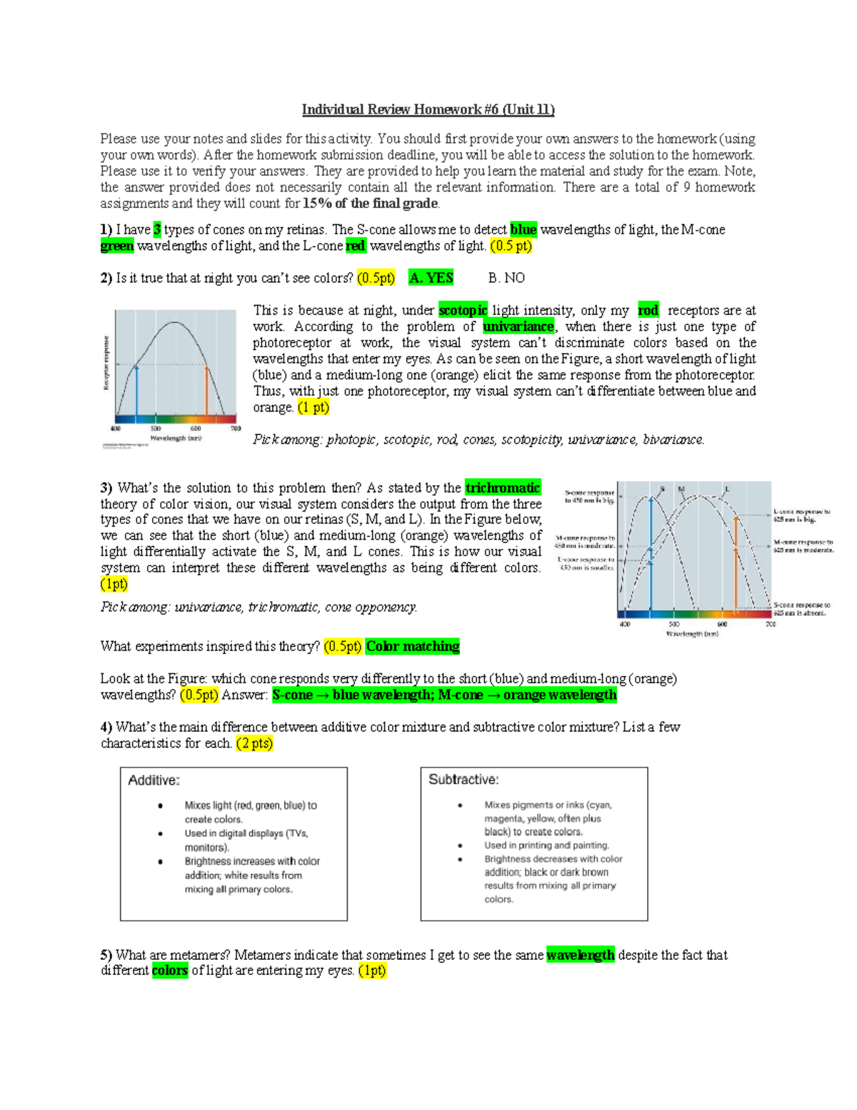 PSYC 230 Homework 8 - PSYC 230 @ UIUC - Individual Review Homework #6 ...