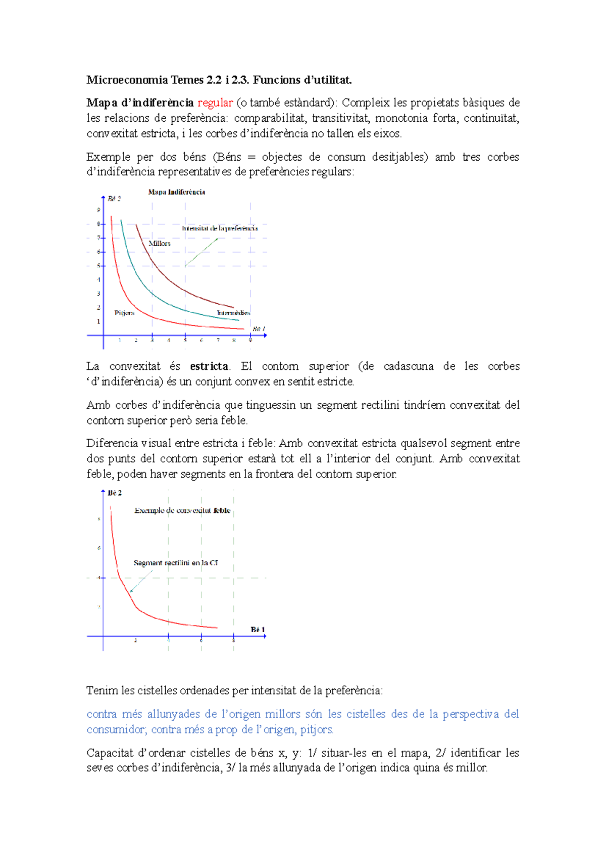 Microeconomia Temes 2.2 2 - Microeconomia Temes 2 i 2. Funcions d ...