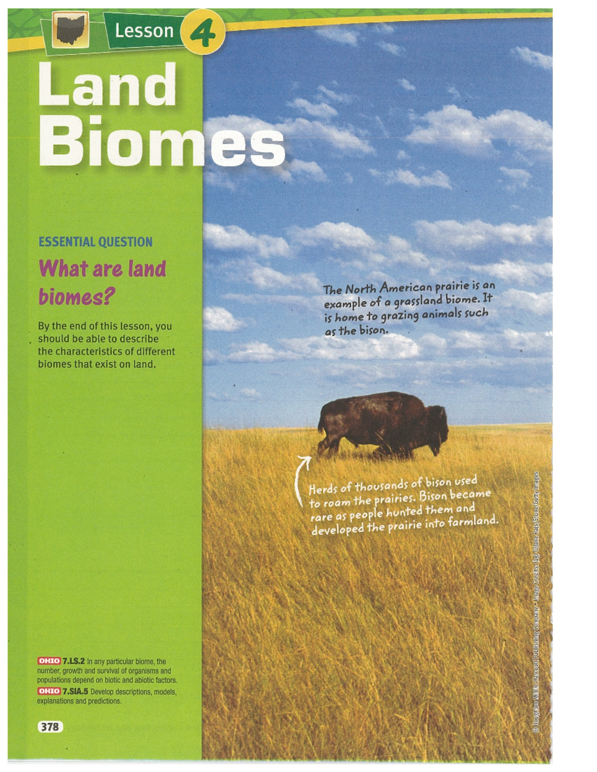 Land Biome Reading and Questions - Studocu
