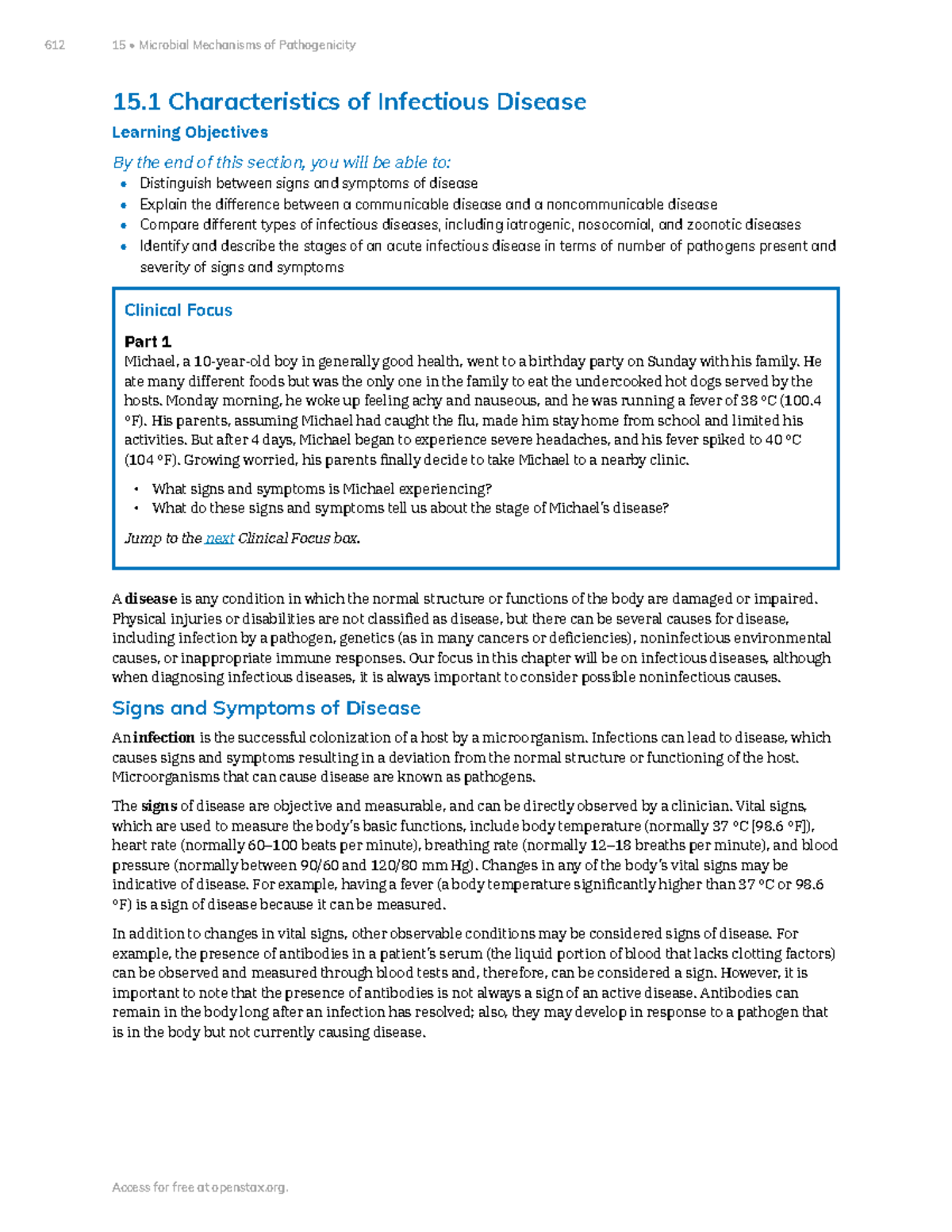 Characteristics of Infectious Disease - 15 Characteristics of ...