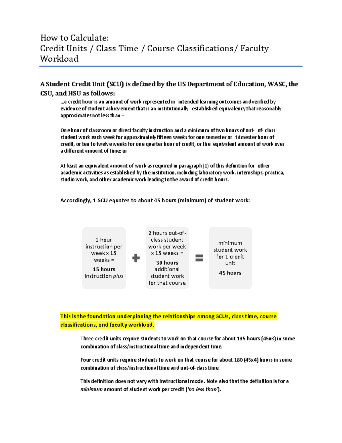 Howtocalculatescu - Calculations units - How to Calculate: Credit Units ...
