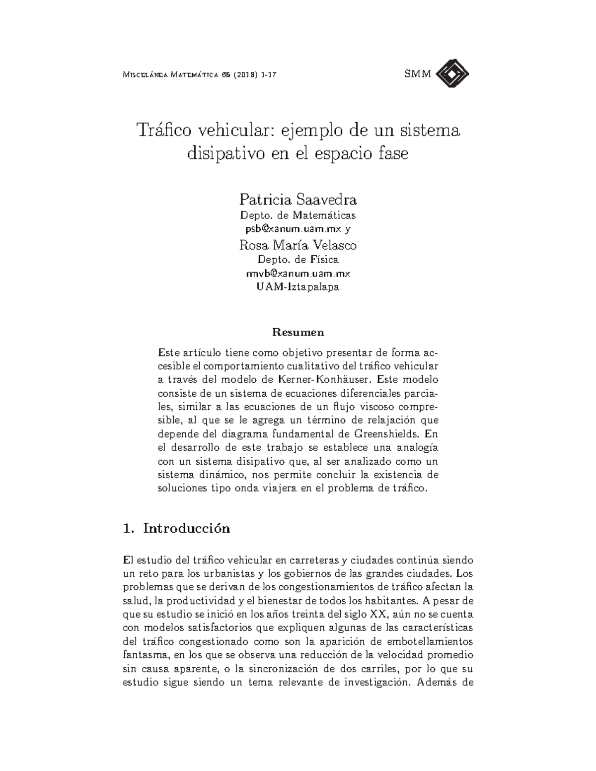 Ecuaciones diferencial - Miscel ́anea Matem ́atica 65 (2018) 1-17 SMM ...