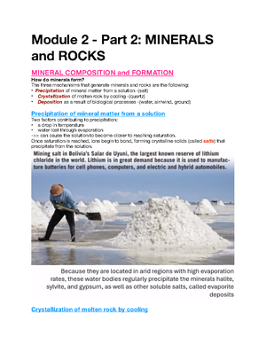 Module 3 Igneous Rocks - Module 3: IGNEOUS ROCKS ROCK CYCLE internal ...