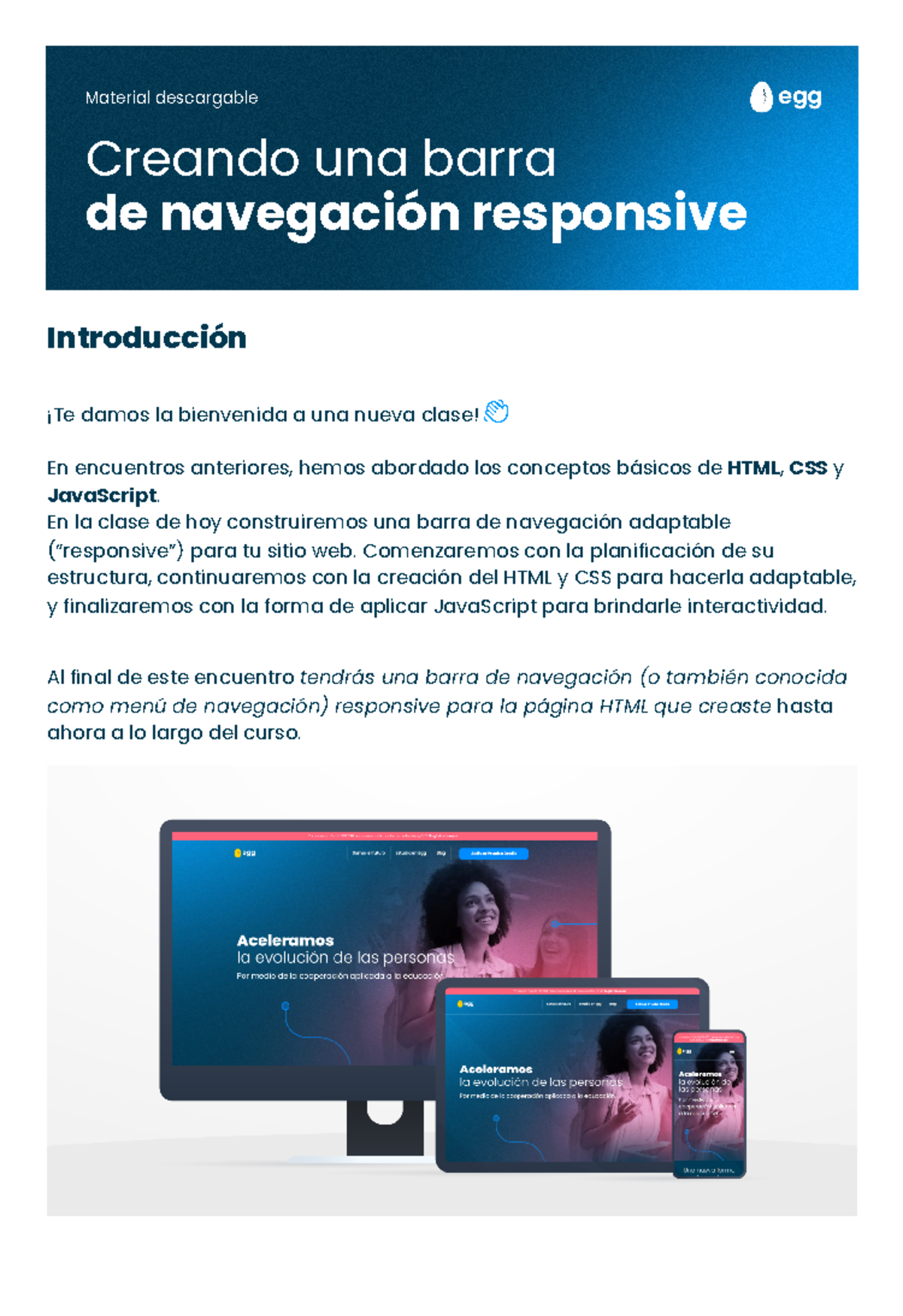 Clase 7 Descargable - introducción a diseño web - Introducción ¡Te ...
