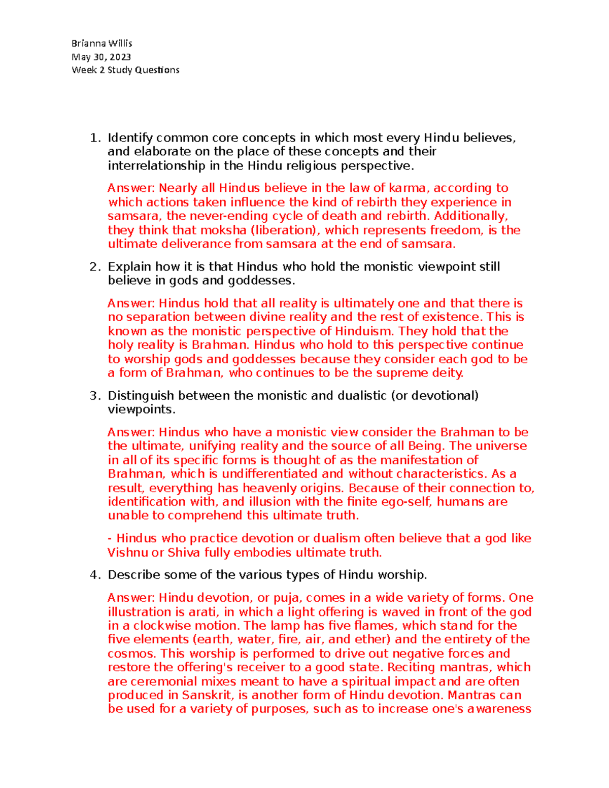 Week 2 Study Questions - answers - Studocu