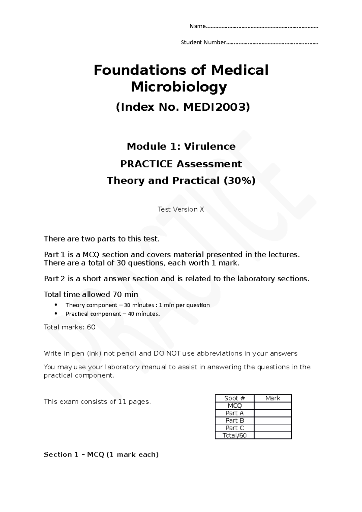 M1 Answers Practice quiz - Student - Studocu