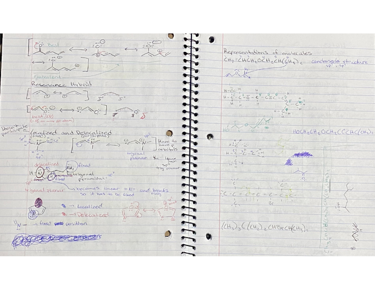 More Resonance - Lecture notes from Unit 1 of Dr. Vickery's Organic ...
