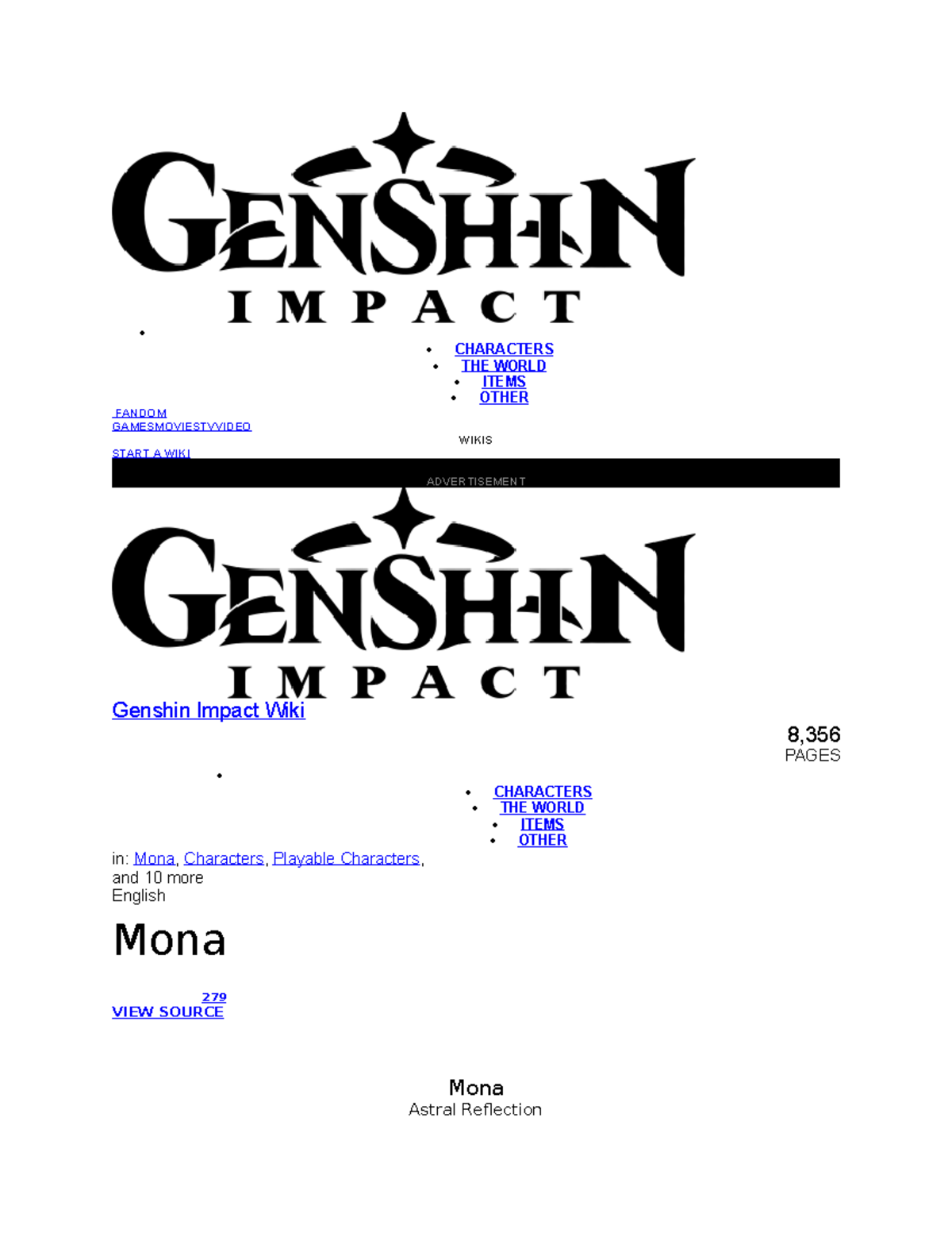 GI MONA - Genshin Guides about Playable Characters. Builds, Talents ...