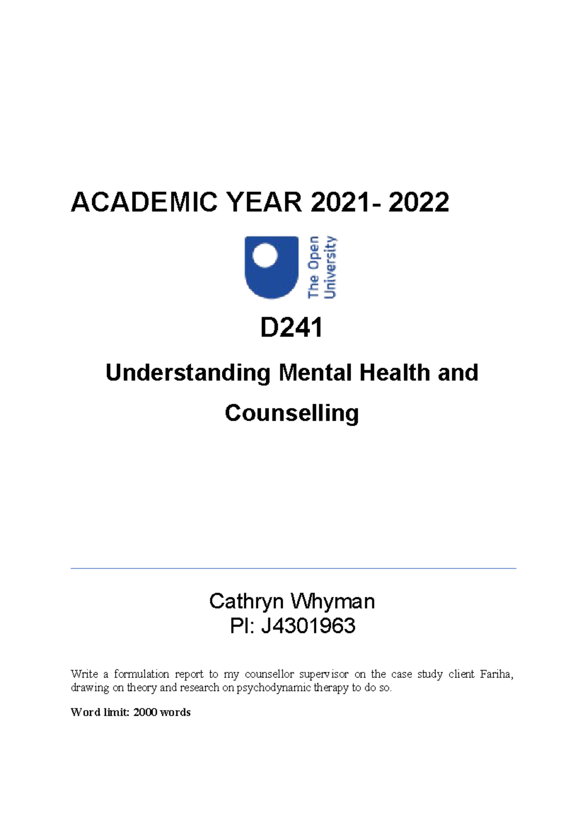 TMA03 - My TMA where I achieved 82% - ACADEMIC YEAR 2021- 2022 D ...