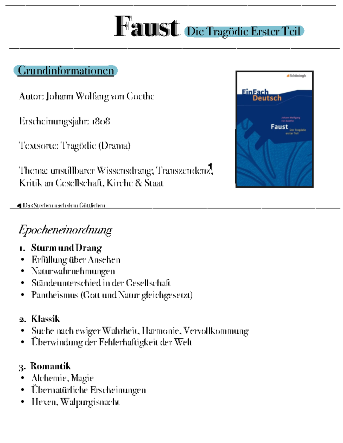 Faust Handout - FaustFaust ...