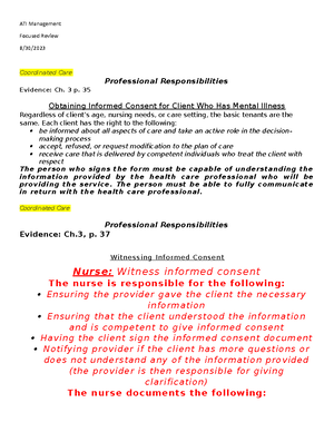 ATI focused review fundamentals - ATI Fundamentals Focused Review 6/18 ...