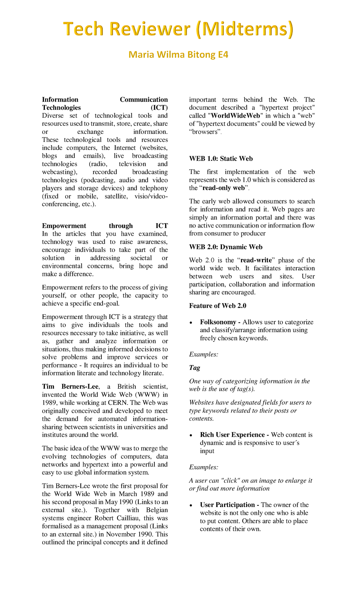 Tech-reviewer - Simple review - Warning: TT: undefined function: 32 Information Communication ...