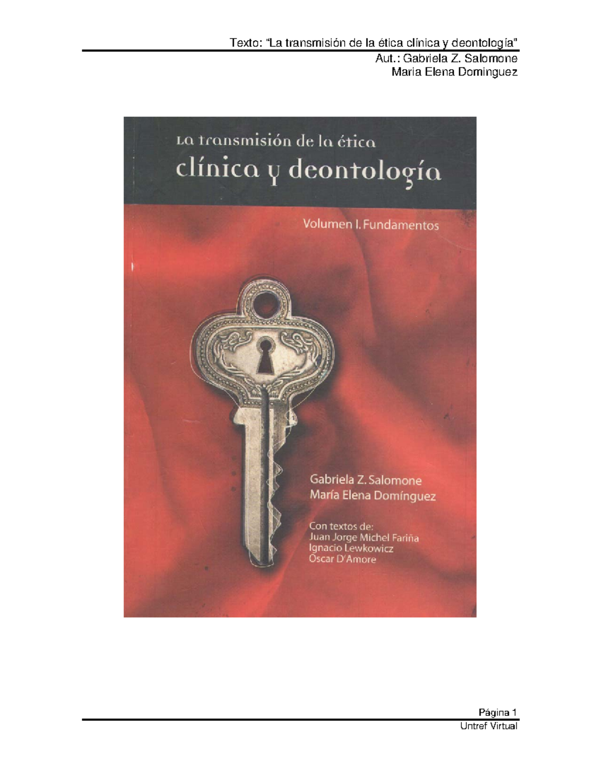 1 Transmision Parte 2 - apunte - Aut.: Gabriela Z. Salomone Maria Elena ...