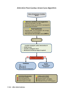 ACS Algorithm - Reference Material - AHA ACLS Acute Coronary Syndrome ...