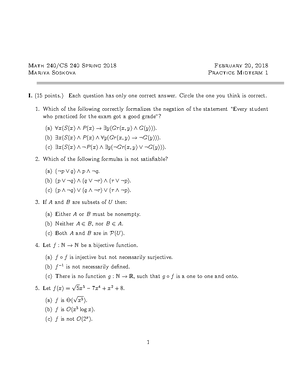 CS240 Lecture Notes and Some Review - Integer Properties Integers are ...