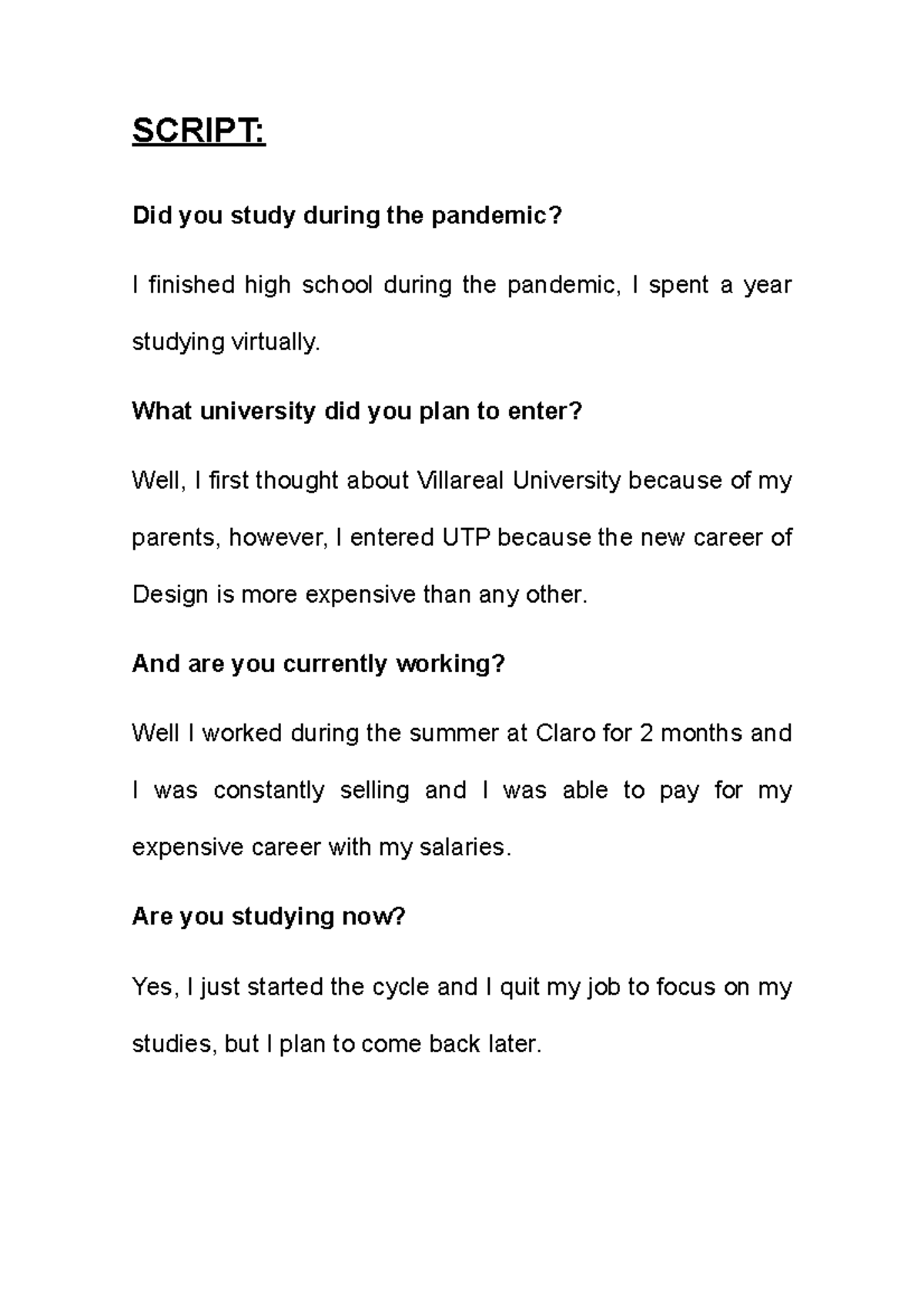 Script - ¡Bienvenido a PDFSimpli! Has creado correctamente tu cuenta y ...