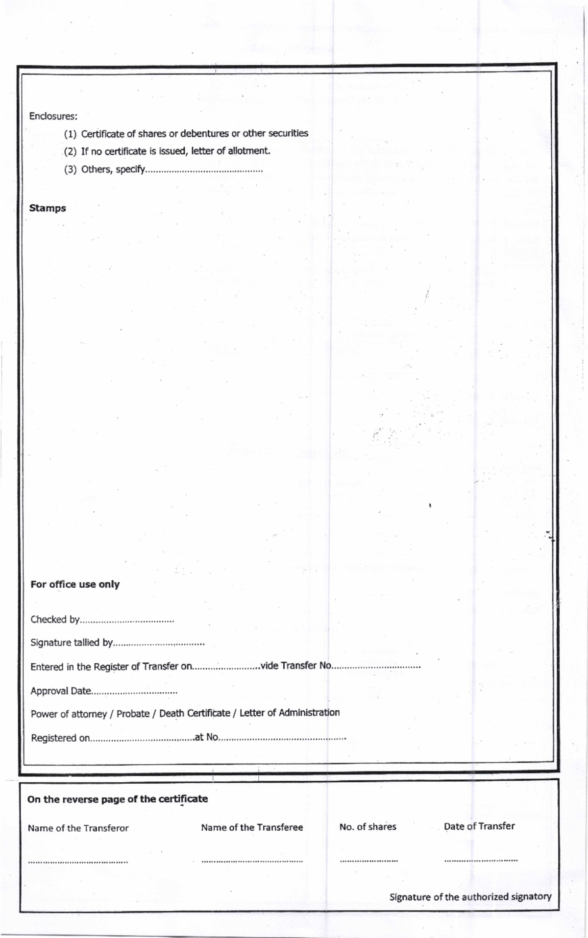 Form SH-4 - LLB - BA-llb - Studocu