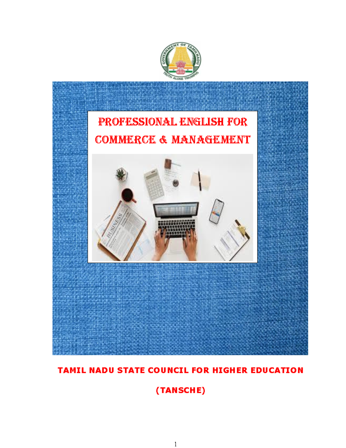 Professional English for Commerce - TAMIL NADU STATE COUNCIL FOR HIGHER ...
