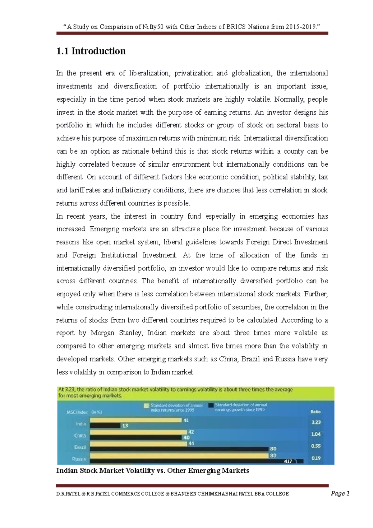 Chapters - In-depth Chapter wise details of the project on topic ...