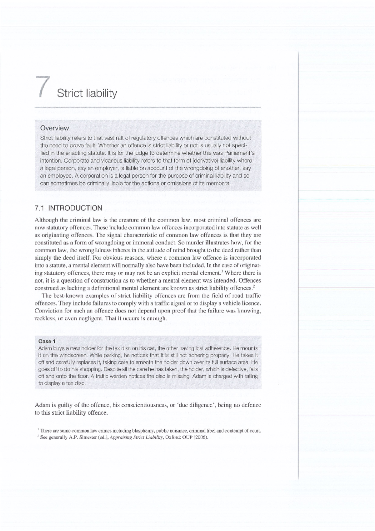 Chapter 7 1 - textbook - criminal law - Studocu