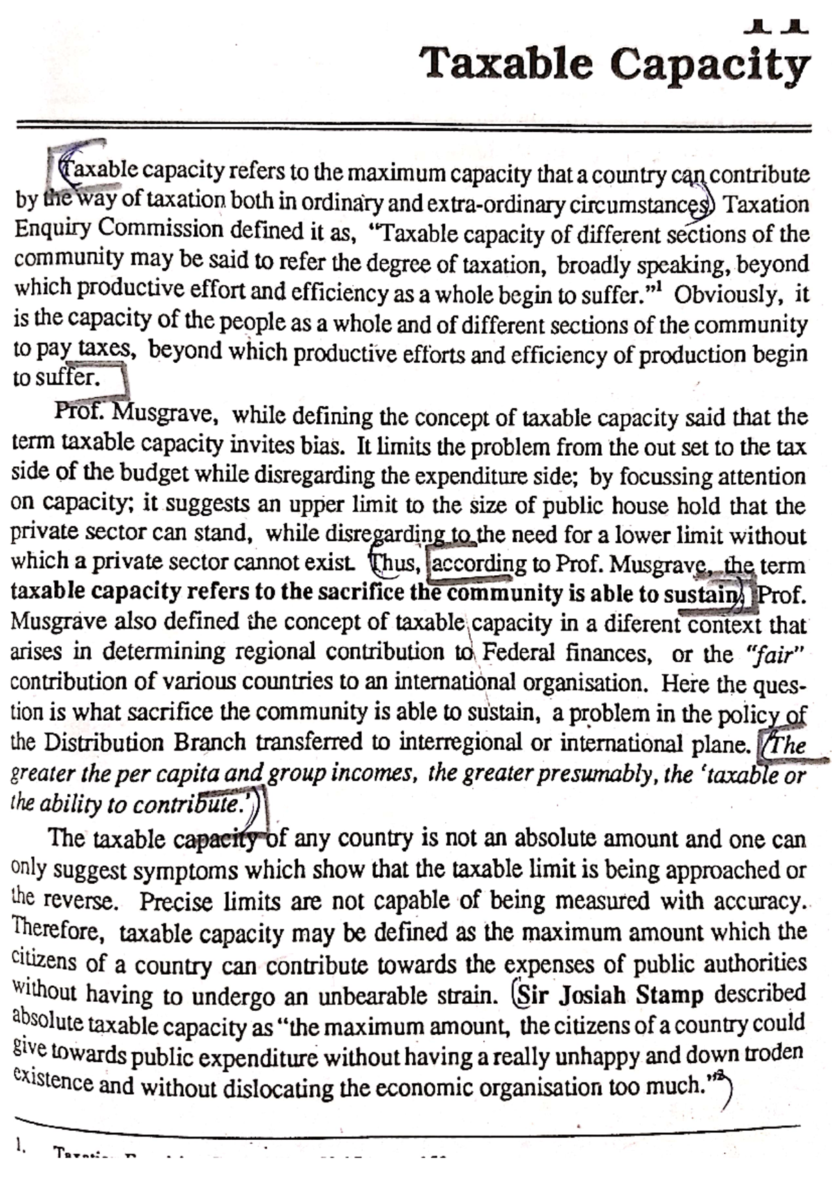 Module 2 Taxable capacity - Economics - Studocu
