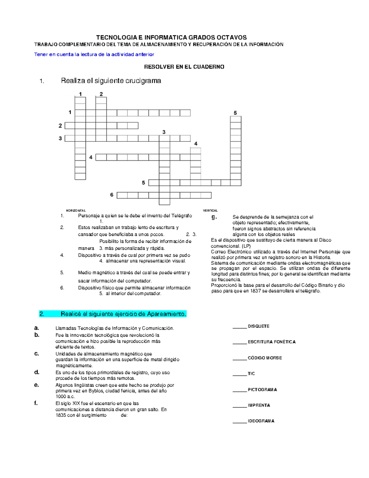 Actividad # 2 8° - ,ms,x,x,dkkdd - TECNOLOGIA E INFORMATICA GRADOS ...