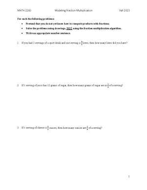 Math 1160 - Professor Sullivan - Homework 1 ① XXXX I X X X X X X X X 8 ...