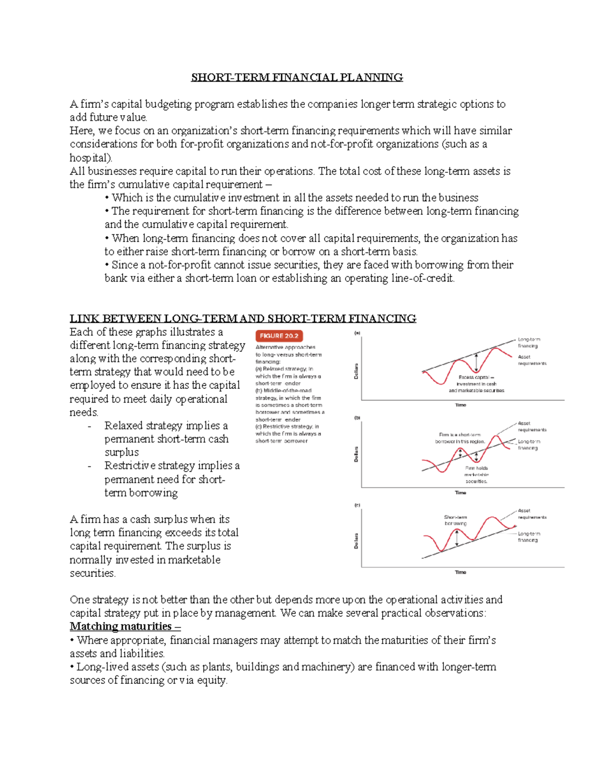 Chap 20 - short term financial planning - SHORT-TERM FINANCIAL PLANNING ...