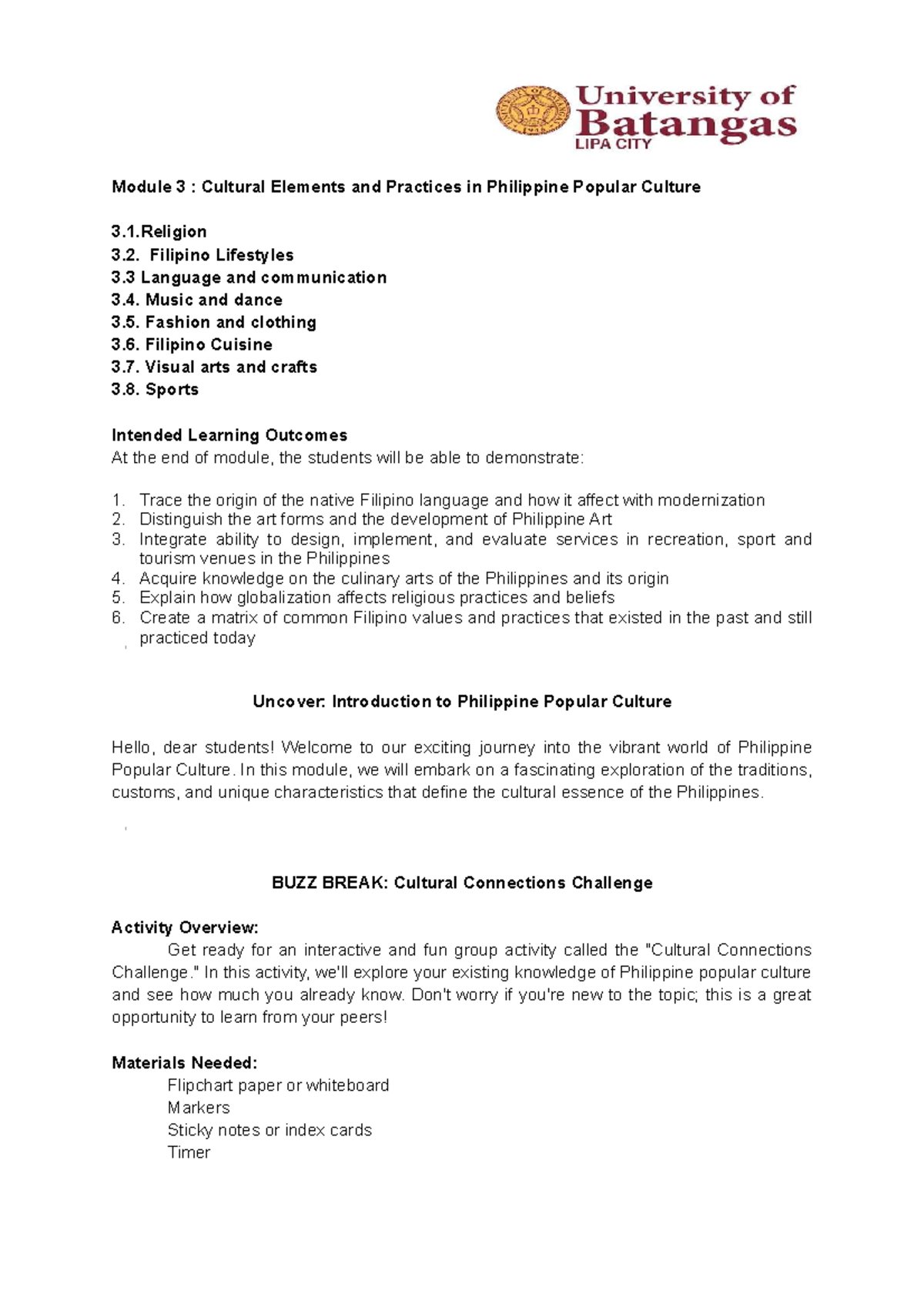 Module-3-Cultural-Elements-and-Practices-in-Philippine-Popular-Culture ...