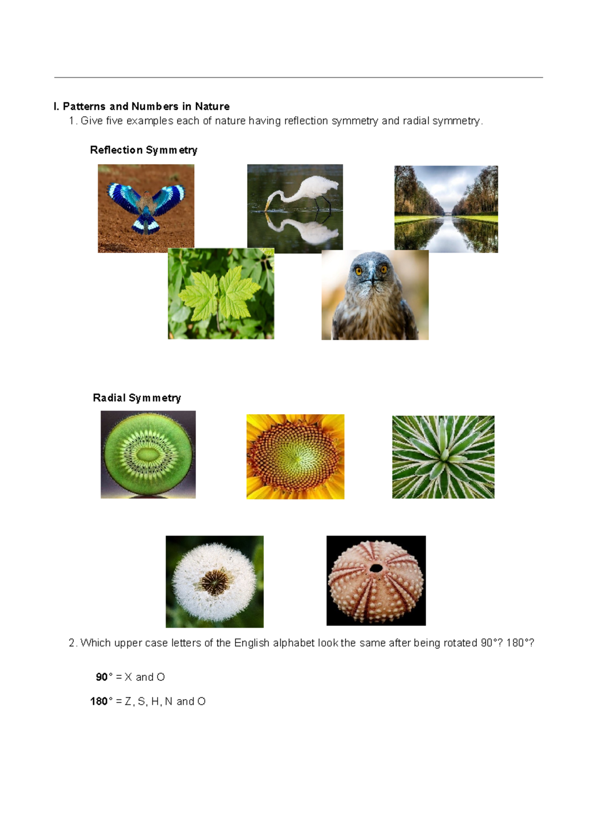 Math - Summary Office Administration - I. Patterns and Numbers in ...