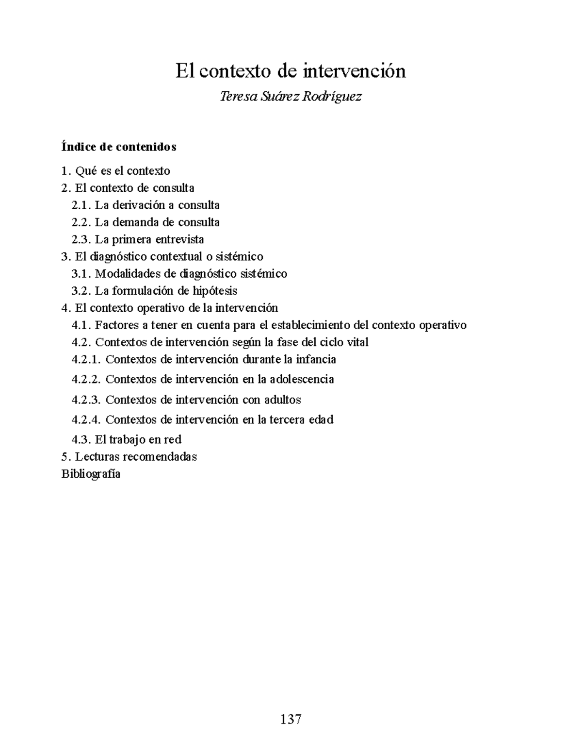 H0035 - 2024 - Unidad 4 - El contexto de intervención Teresa Suárez ...