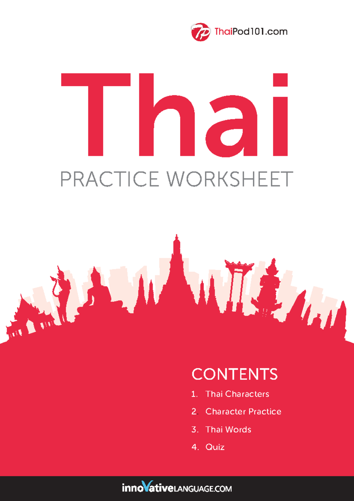 Document - thai study - Thai ####### PRACTICE WORKSHEET CONTENTS Thai ...