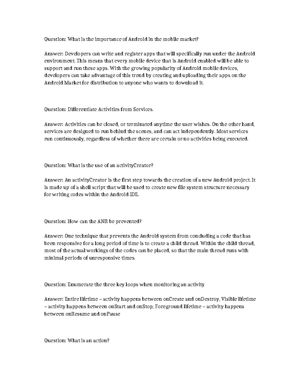 Scuttering pail's strongylon - Question: What is the importance of ...