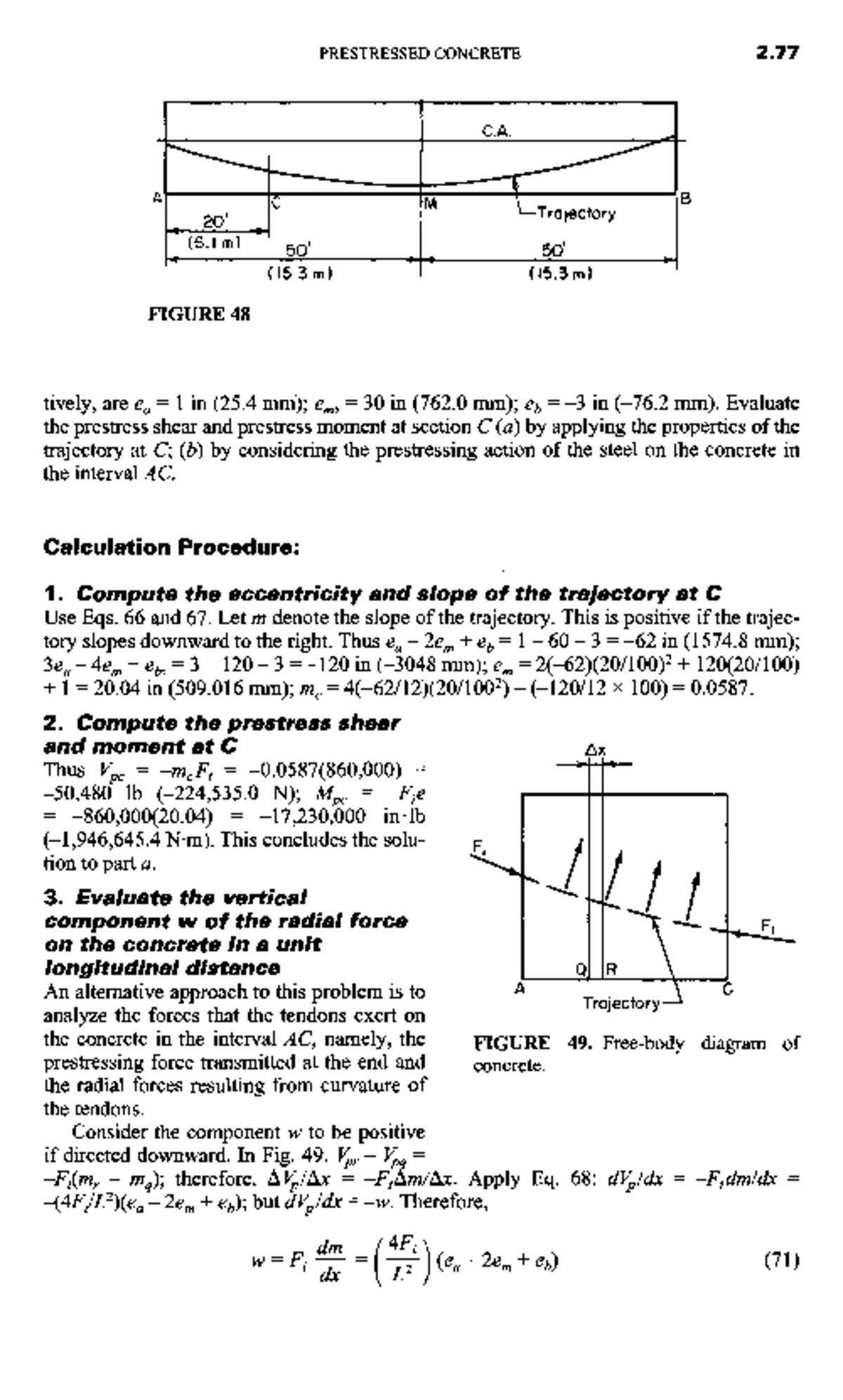 Handbook of civil engineering calculations 46 - FIGURE 48 lively, are ...