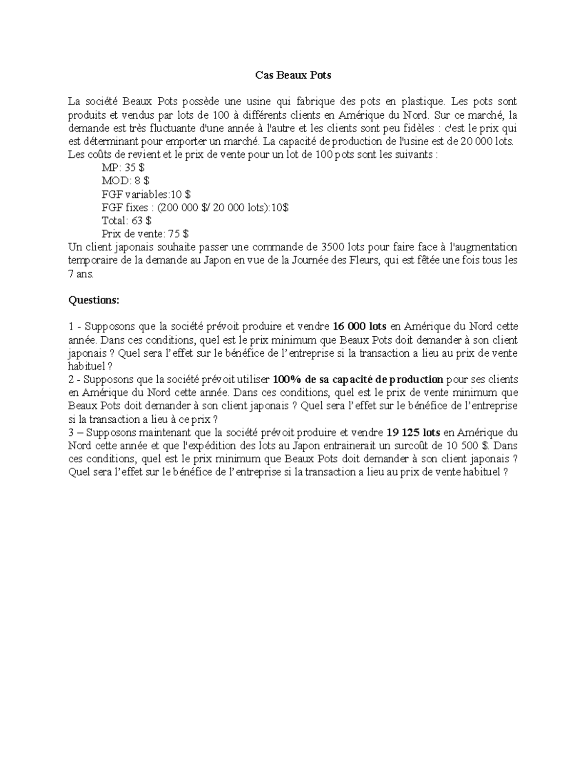 Seance 4 1 - Beaux Pots - Exercises that help the student comprehension ...