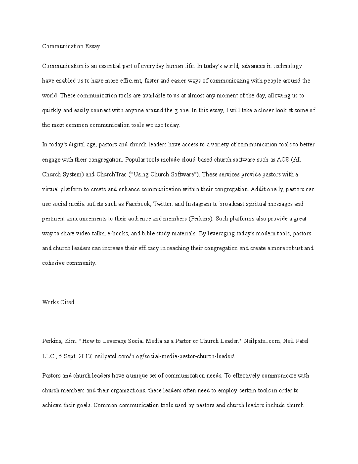 Communication Essay - heyyyyy - Communication Essay Communication is an ...