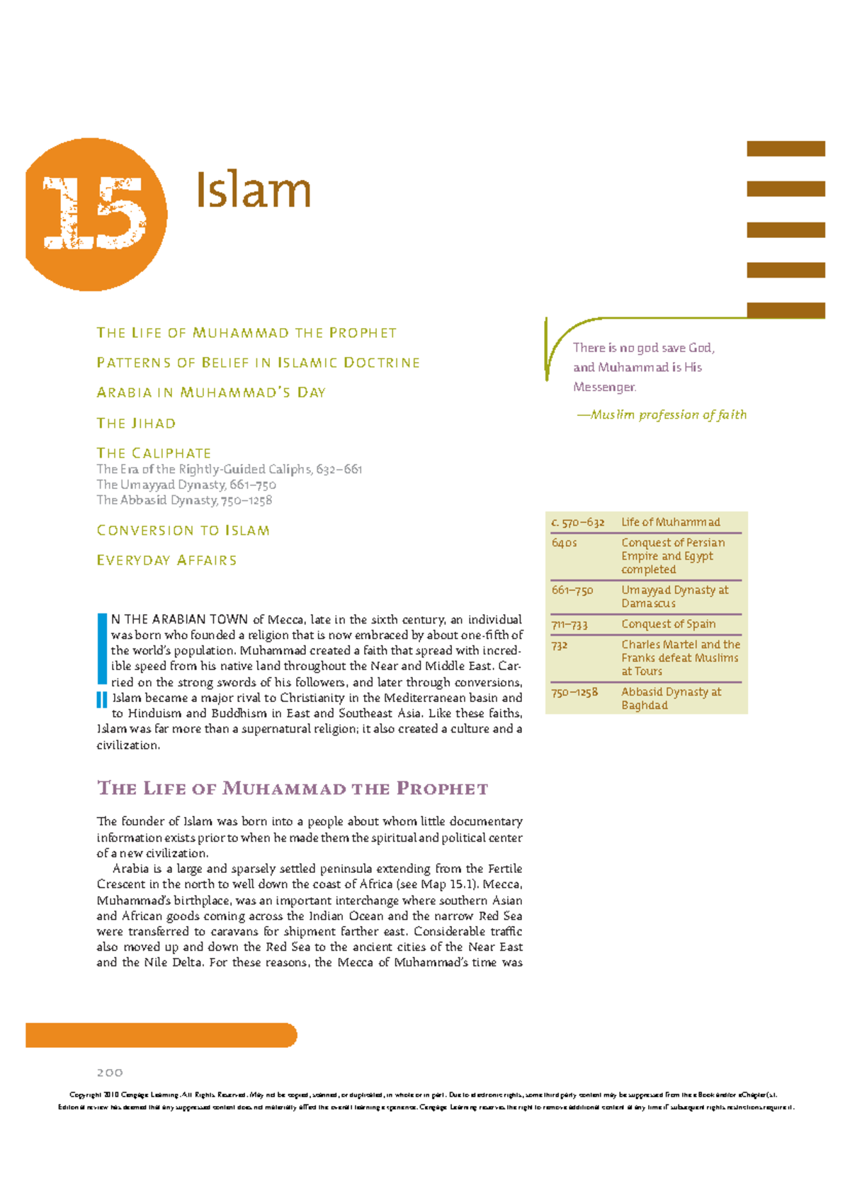 Muslim Civilization - lecture - ####### 200 5 Islam T H E L I F E O F M ...