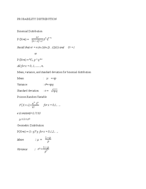 Expectation and Moments - EXPECTATION AND MOMENTS EXPECTATION The ...