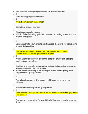 Project Management- Unit 1- Challenge 2- Defining and Completing a Project Scope - 1 — Project ...
