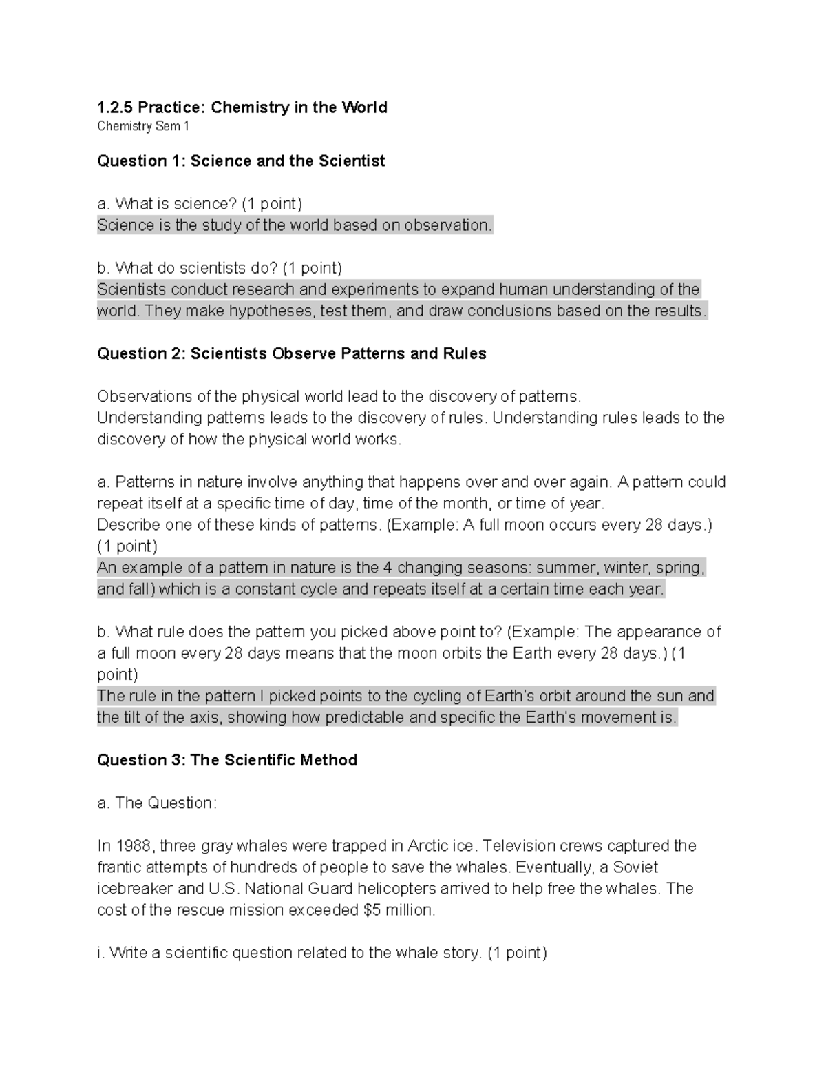 Victor Cueva - 1.2.5 Practice - Chemistry in the World (Practice) - 1.2 ...