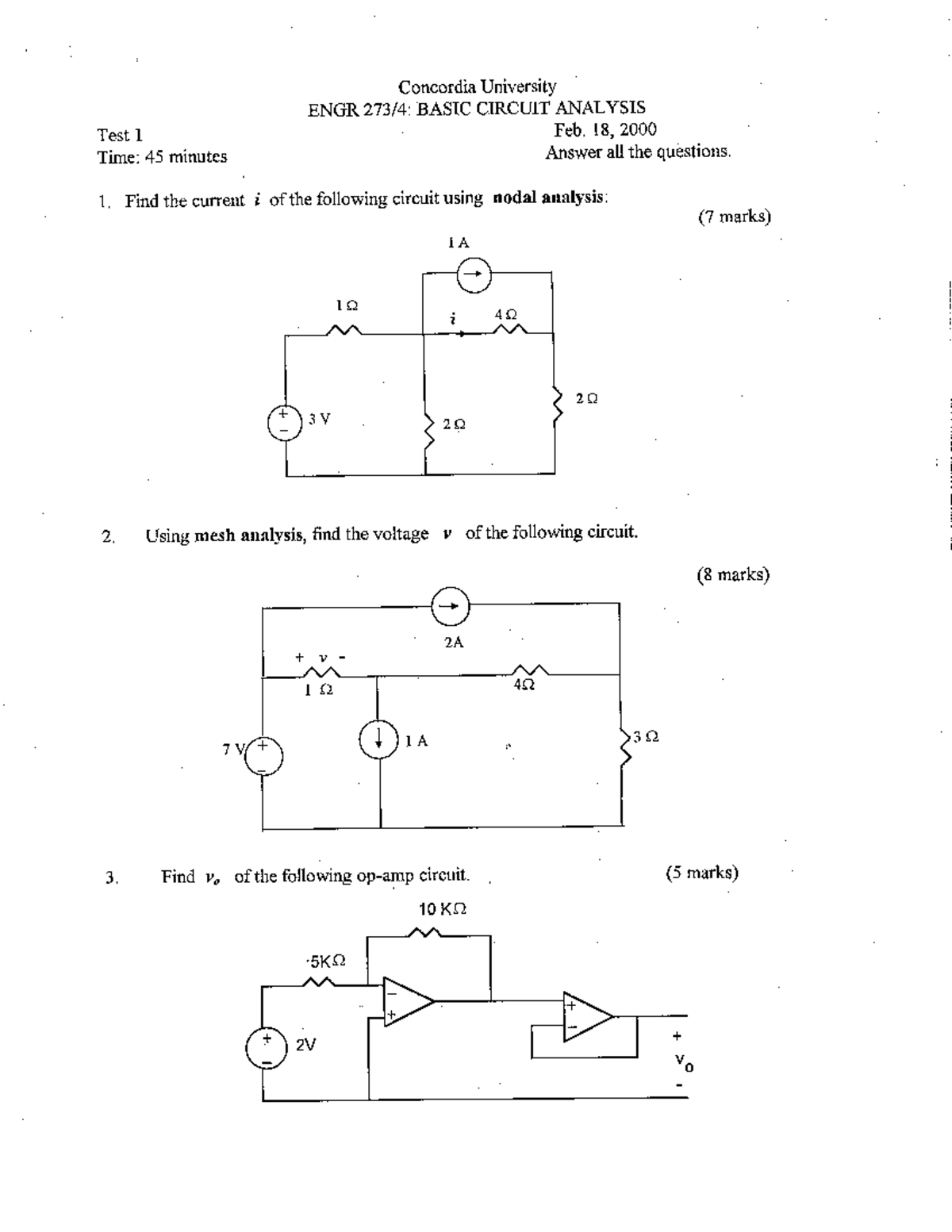 ELEC 273 Exam Bank 2022 - ELEC 273 - Studocu