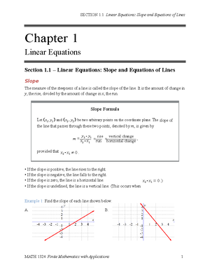 1324Final Review - Math 1324 Final Exam Review Spring 2022 Example 1 ...