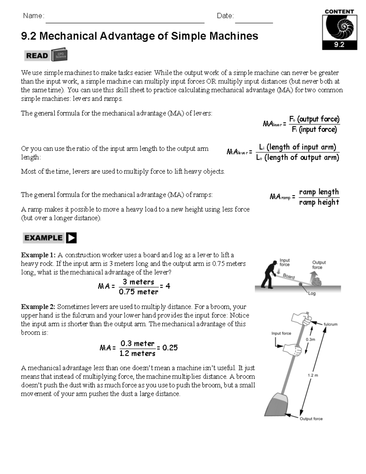Kami Export - Carson Knott - MA Worksheet - Name: Date: 9. 9 Mechanical ...