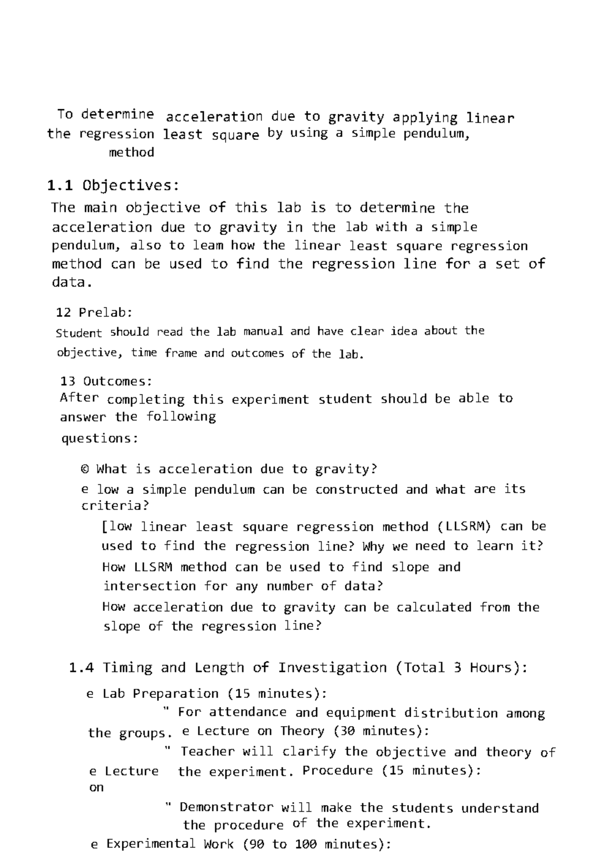 New Document - PHYSIC1 LAB 1 - ####### To determine ####### the ...