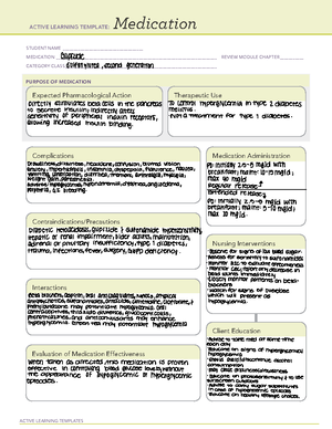 Active Learning Template Furosemide - ACTIVE LEARNING TEMPLATES ...