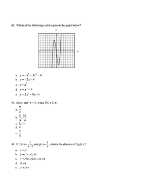 Algebra Questions and Answer Key - MAT 119 - Studocu
