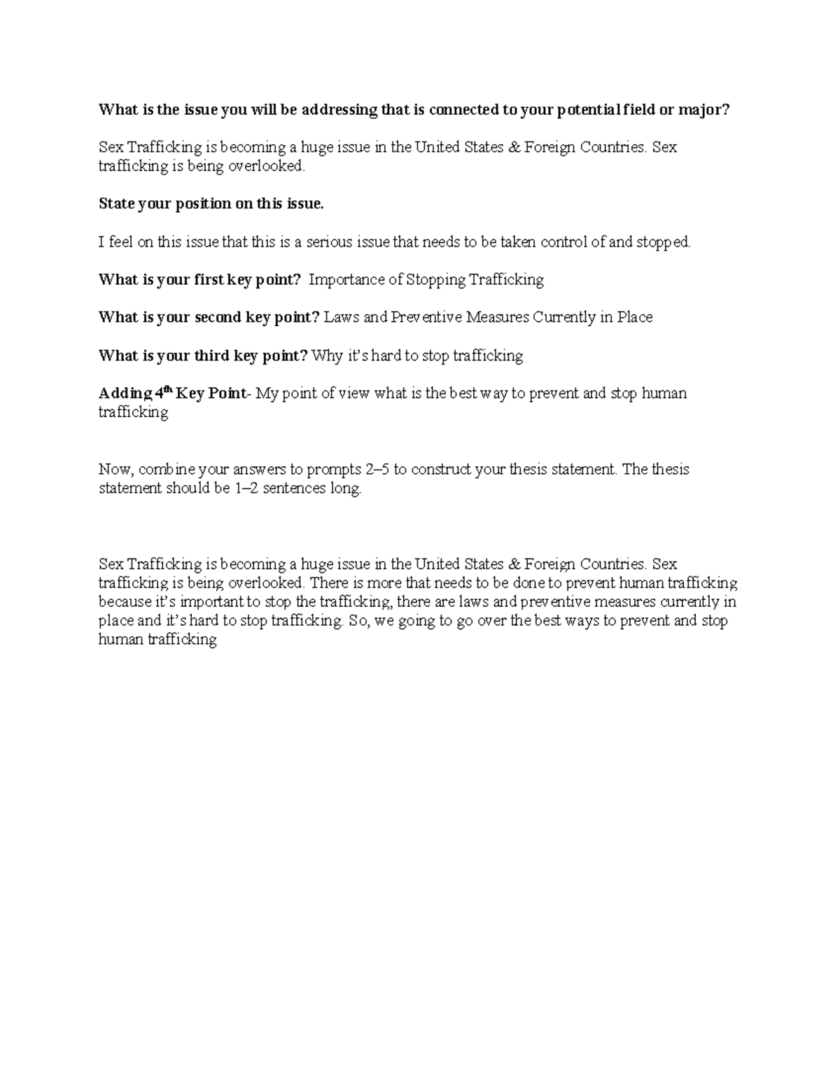 ENG123 Mod 5 Louimette - Mod 5 Assignment - What is the issue you will ...