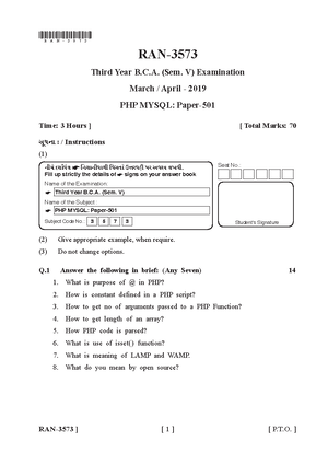 Vnsgu Syllabus of BCA - VEER NARMAD SOUTH GUJARAT UNIVERSITY ñ SURAT ...