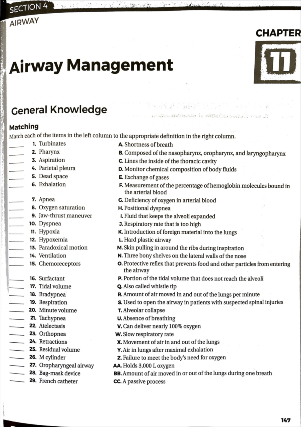 CH. 11 - homework - EMSP 1010 - Studocu
