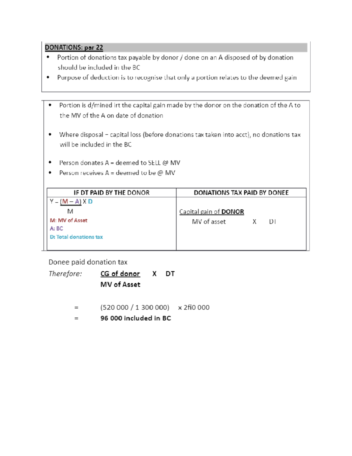 CGT calculation - FPL3A011 1 - Studocu